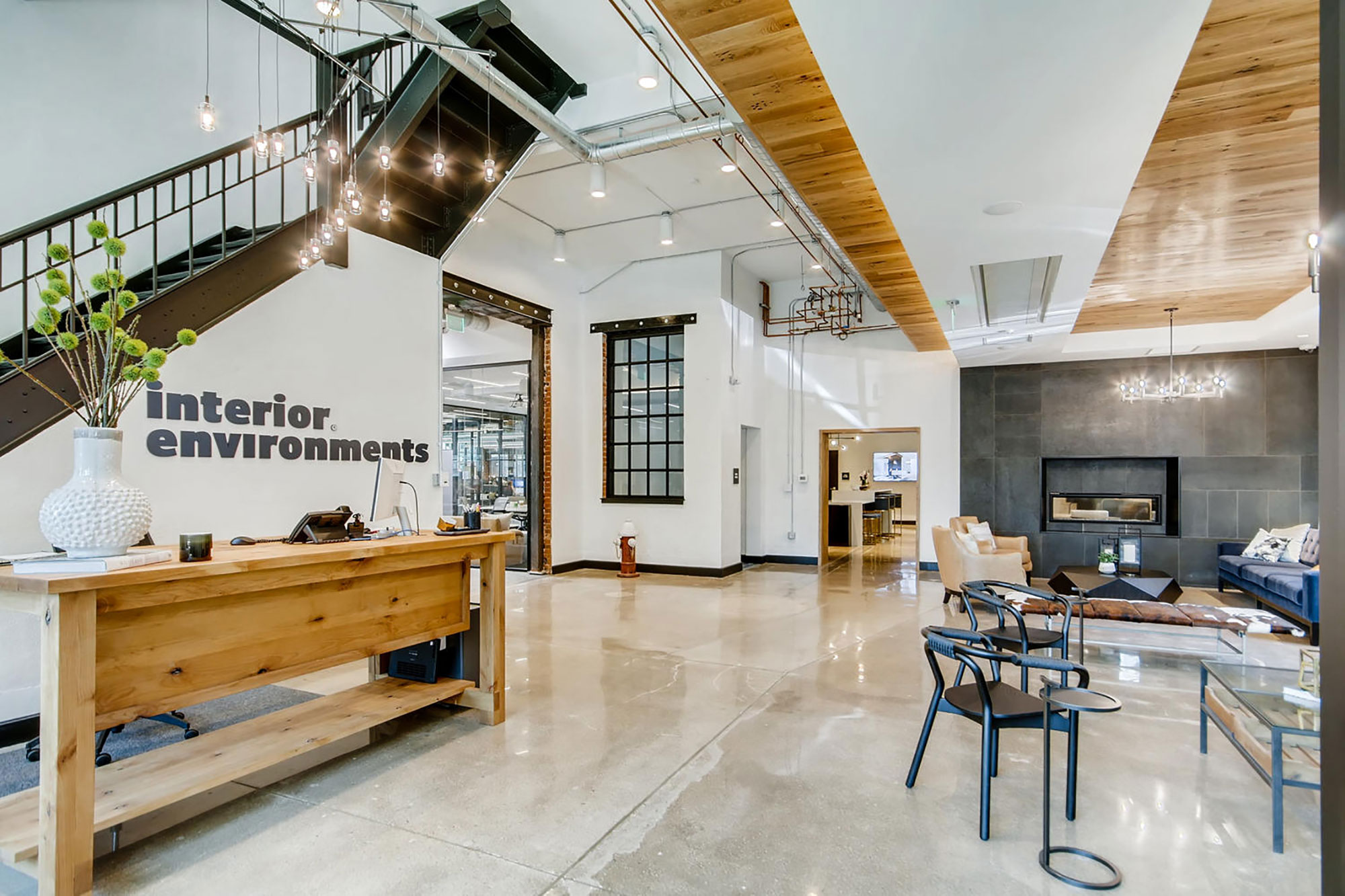 Interior Environments Showroom - rand construction corporation